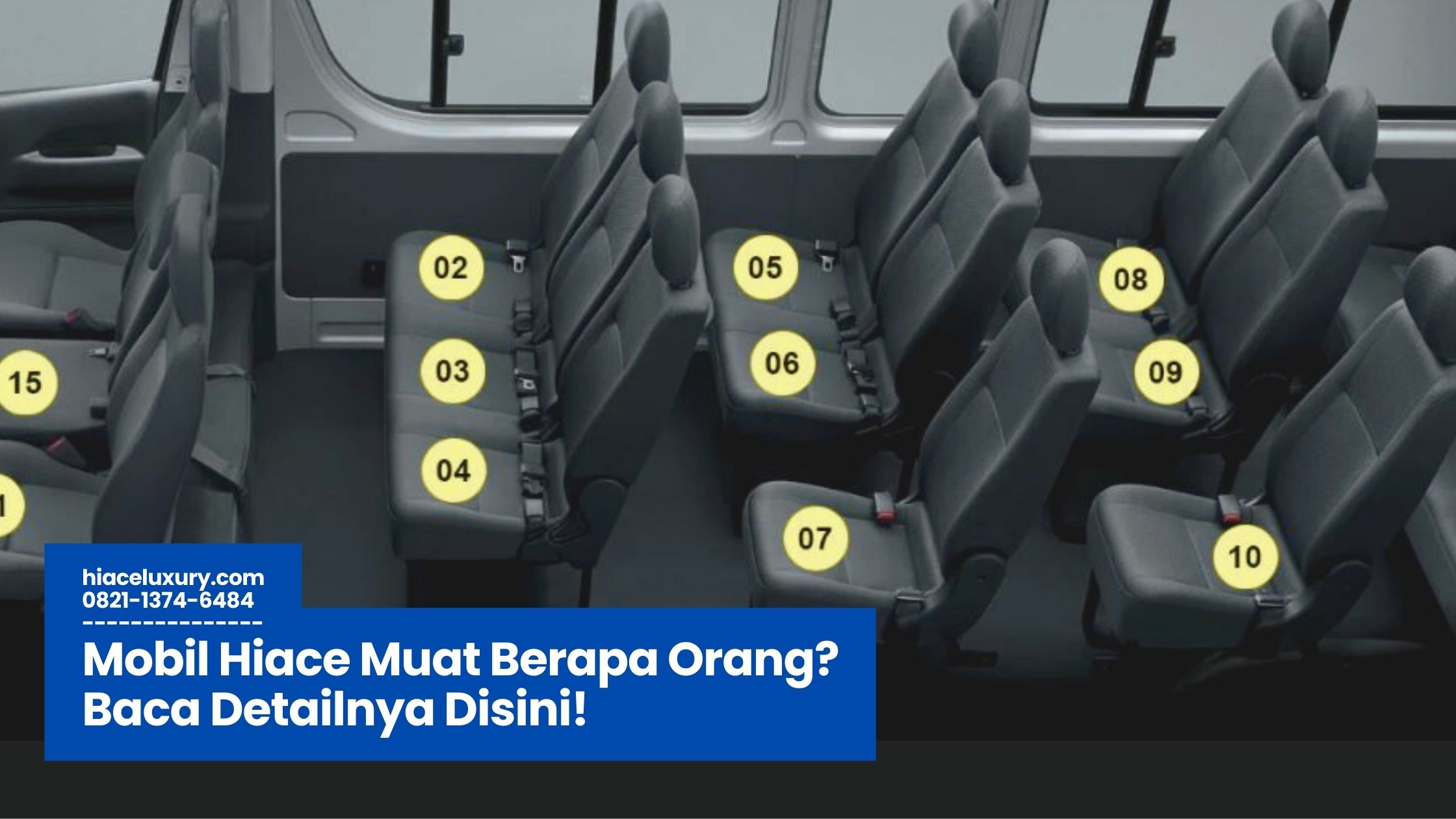 Mobil Hiace Muat Berapa Orang? Baca Detailnya Disini! - hiaceluxury.com